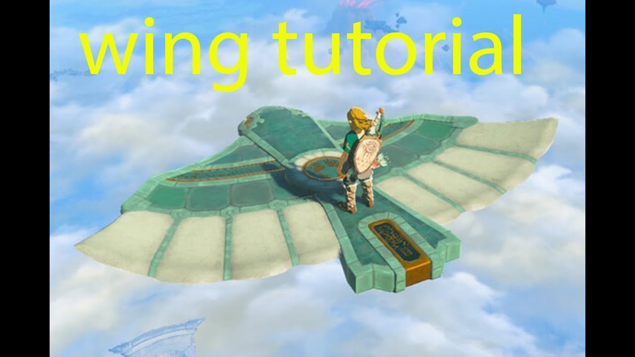 how to fly the wing in zelda tears of the kingdom - YouTube