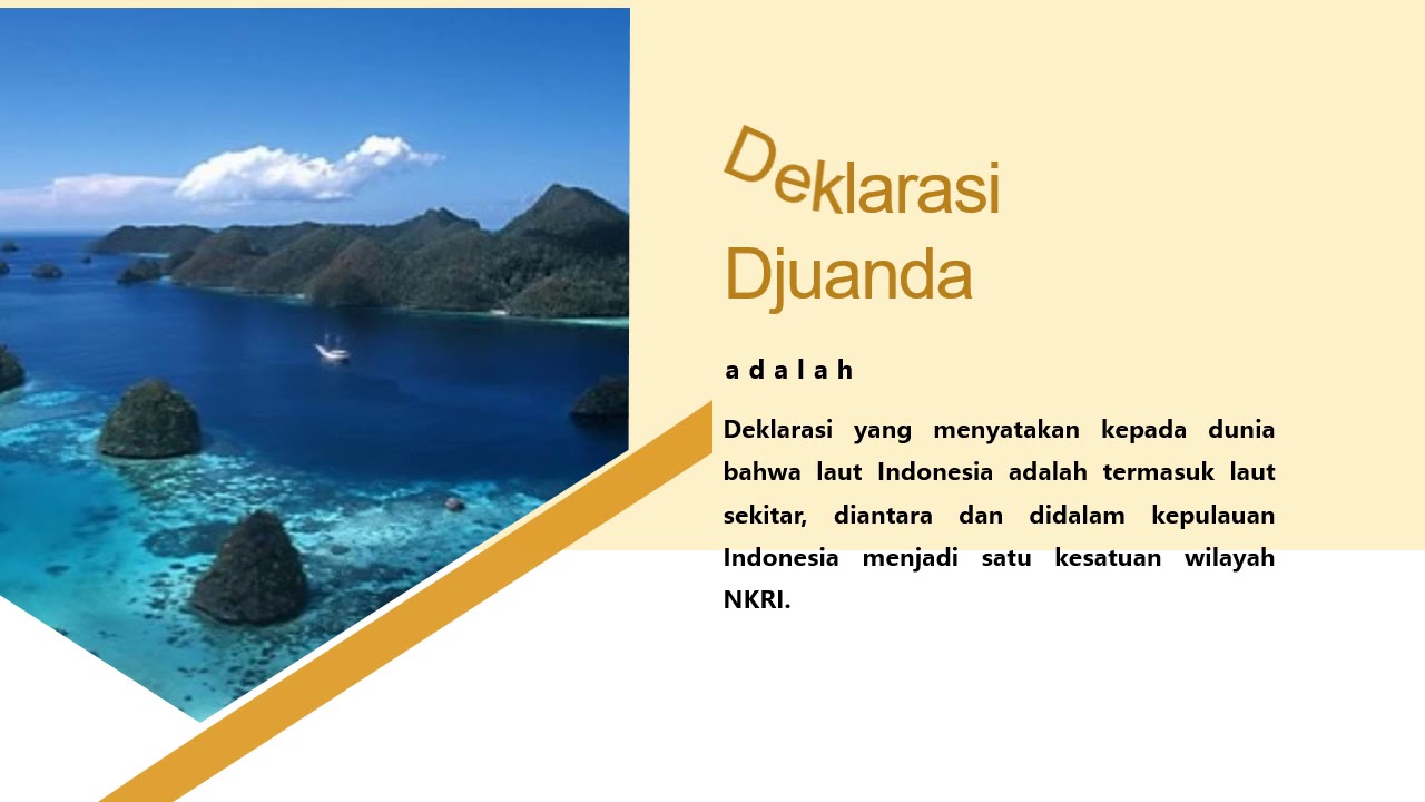 DEKLARASI DJUANDA - Sejarah Indonesia - YouTube
