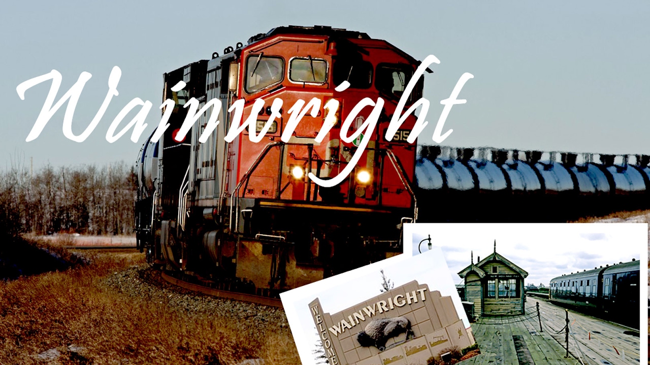 exploring wainwright/train to wainwright - YouTube