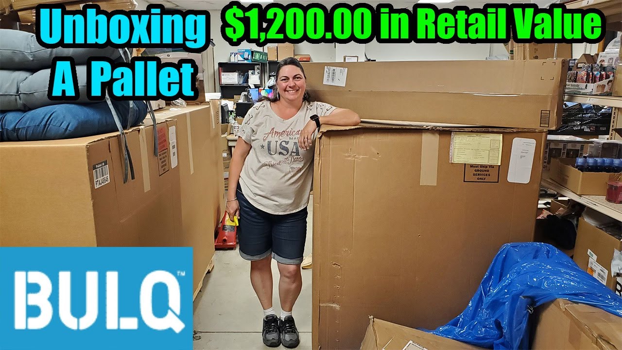 Unboxing a Bulq.com Liquidation Pallet - We found some amazing items ...