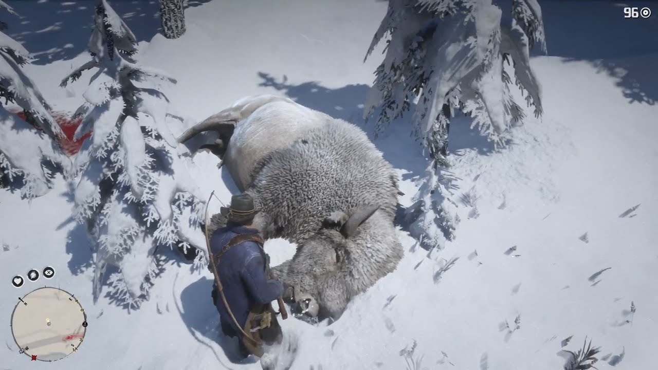Red Dead Redemption 2 Legendary White Bison Hunting / RDR 2 Legendärer ...