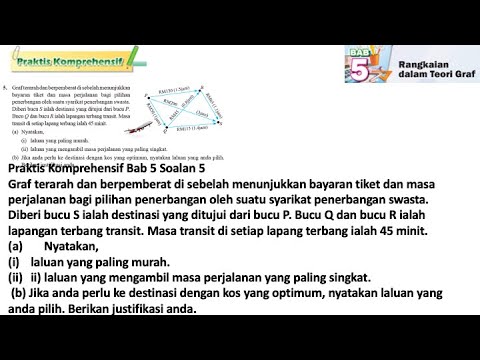 Praktis komprehensif Bab 5 No 5 | Tingkatan 4 Bab 5 Rangkaian dalam ...