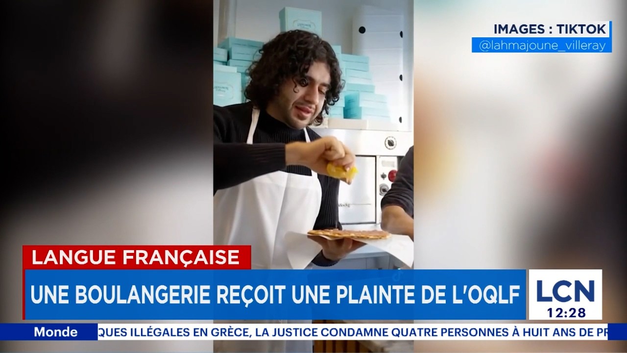 Vidéos en anglais sur TikTok: une boulangerie rabrouée par l’OQLF - YouTube