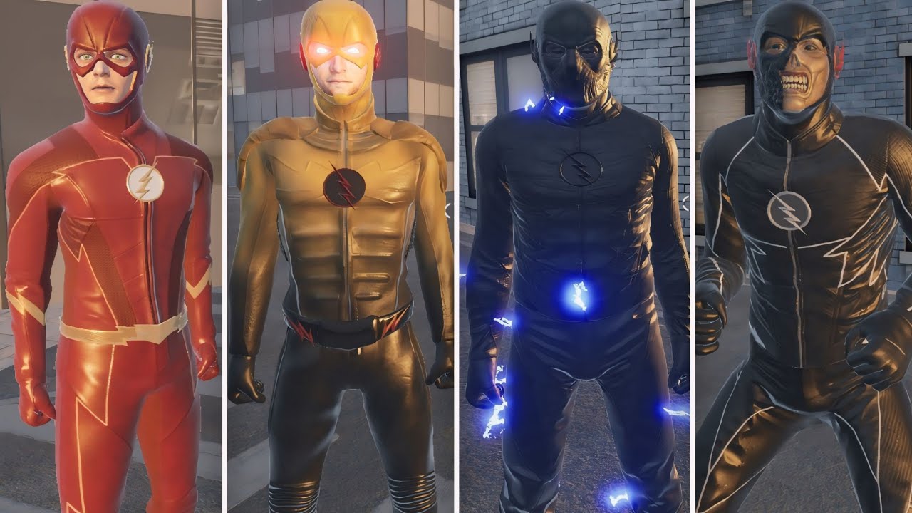 TODOS os TRAJES e PERSONAGENS de INTO THE SPEED FORCE! (V2) - YouTube
