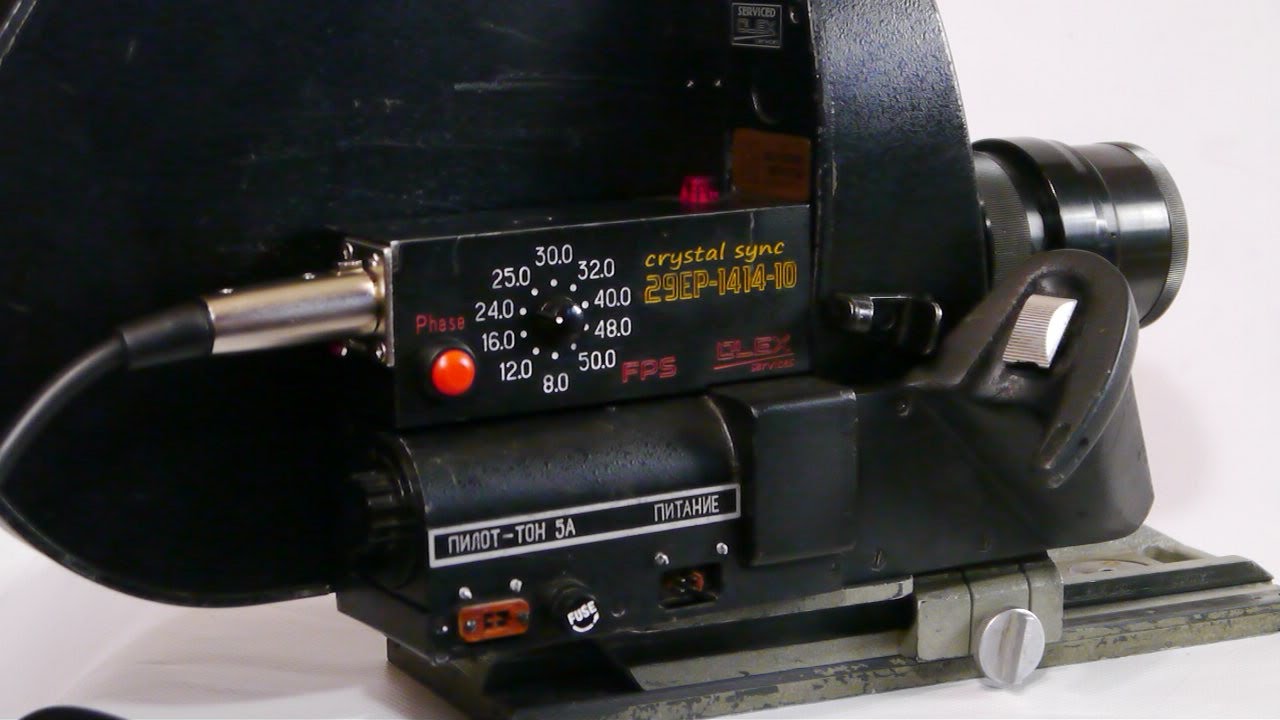 Kinor-16 SX-2M, cinema camera, 29EP1414-10 crystall sync speed motor ...