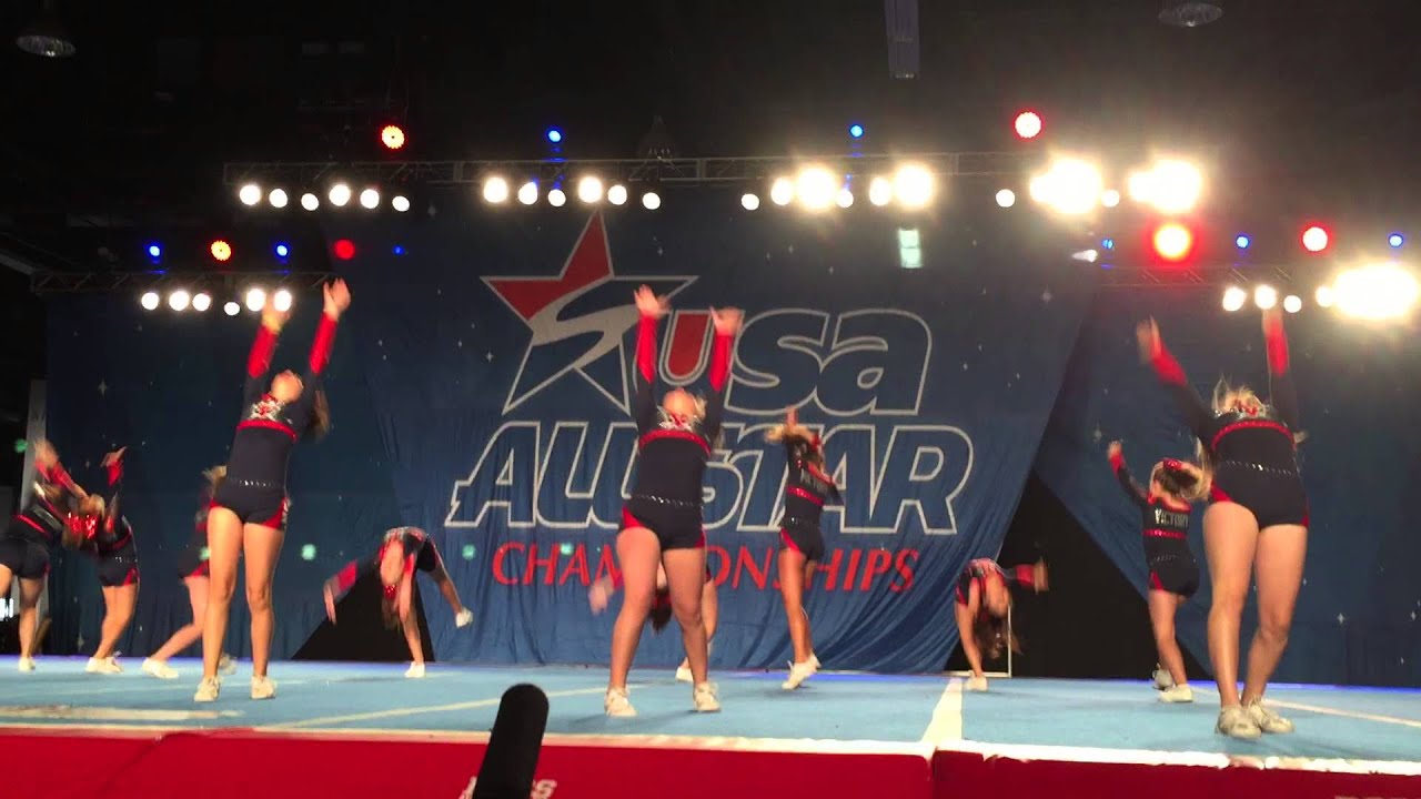 Victory Cheer Jr. 1 2014-2015 USA Nationals Anaheim - YouTube