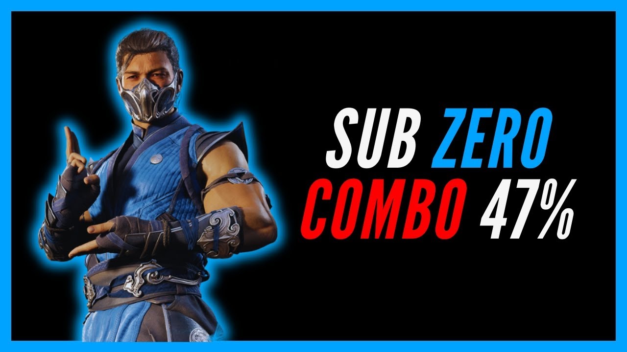 Sub Zero Mk1 Combo 47% Fácil | Combo meio de Tela até o canto! - YouTube