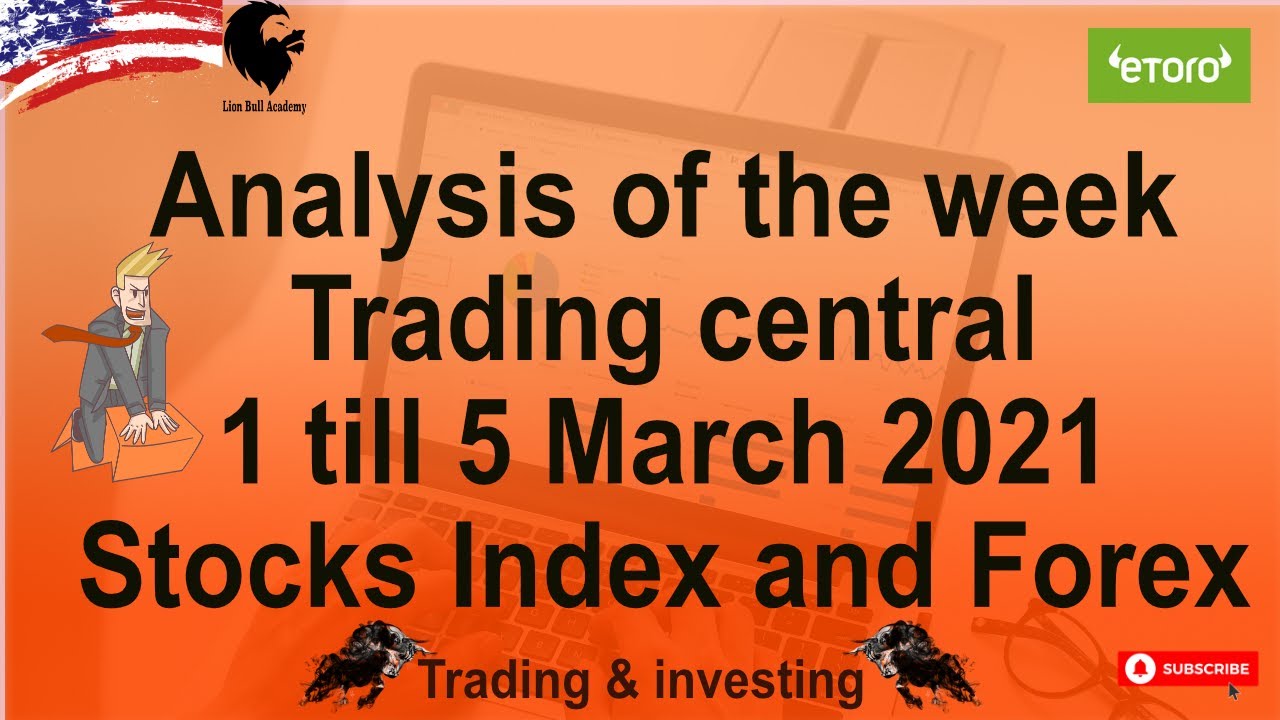 Analysis of the week with trading central. Analysis trading for the ...