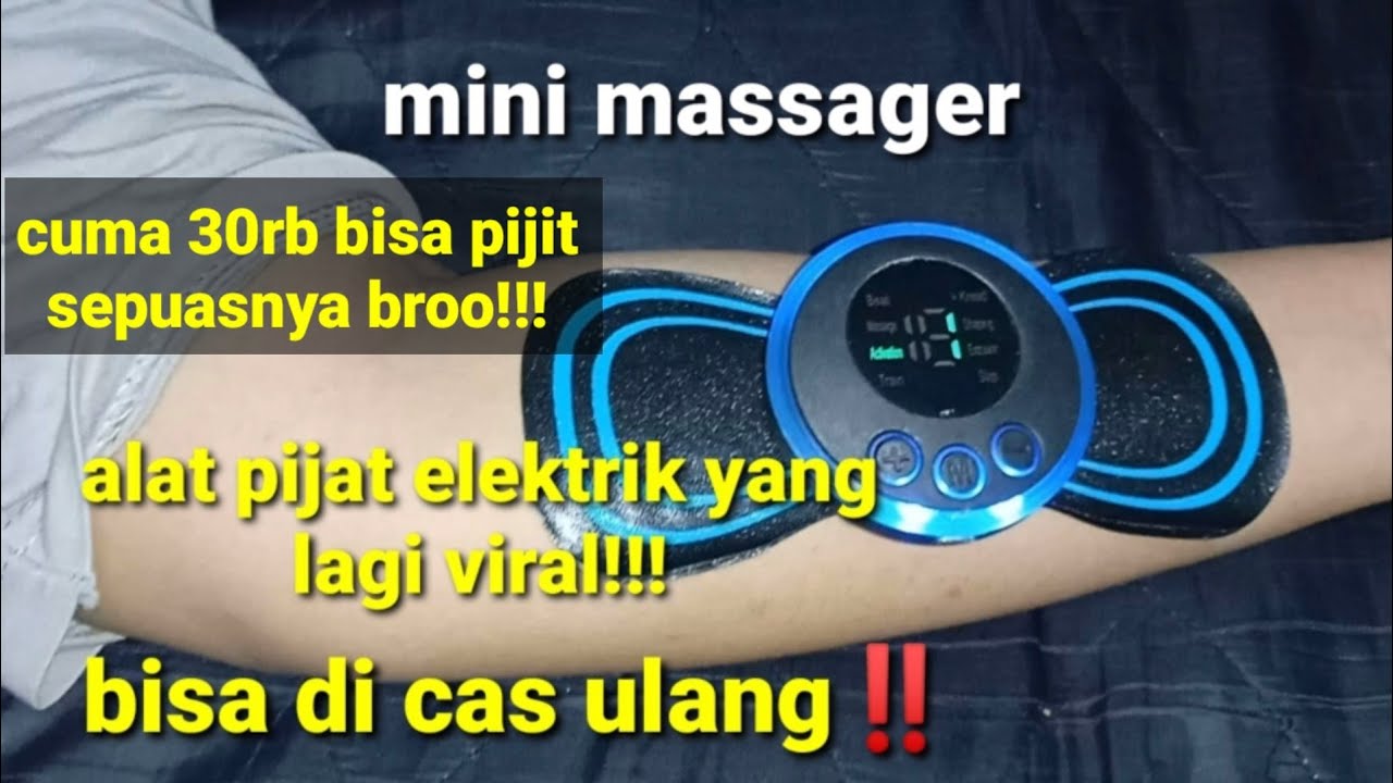 cara pakai alat pijit elektrik || mini massager - YouTube