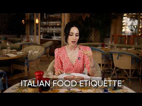 Italian Food Etiquette Guide | How to Eat Pasta, Pizza, Lasagna, Tiramisu & Espresso