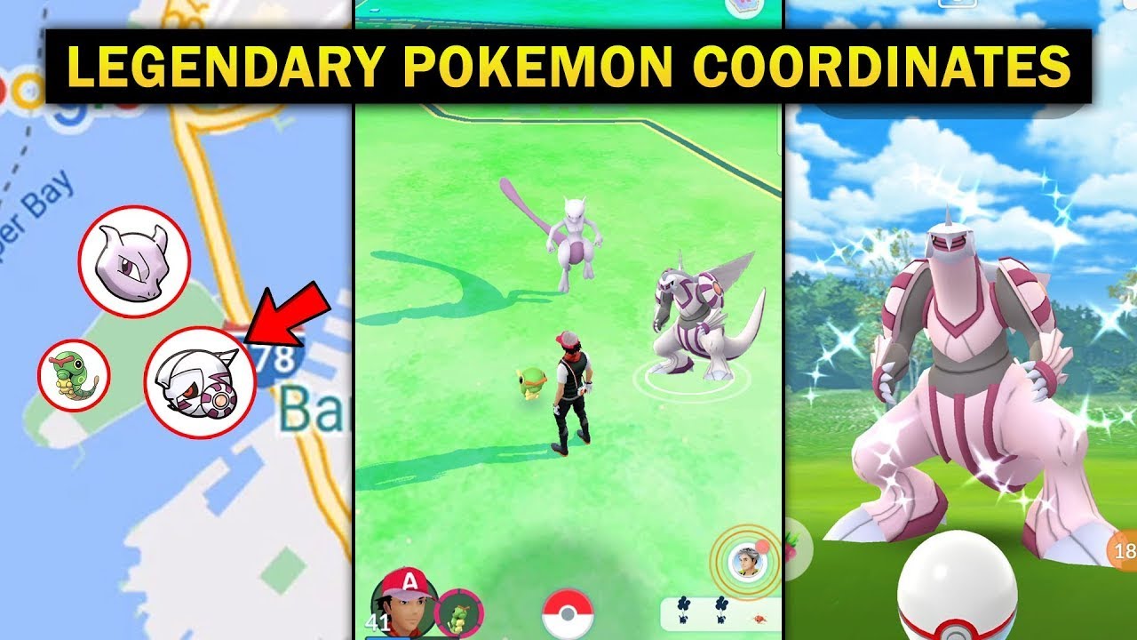 LEGENDARY Pokemon Locations in Pokemon Go 2024 | Legendary Pokemon On ...