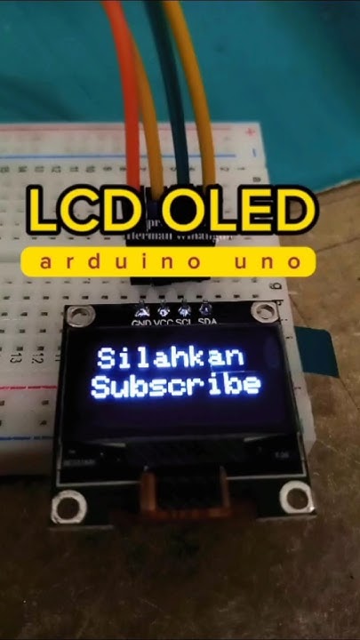 Running Text LCD OLED dengan Arduino - YouTube