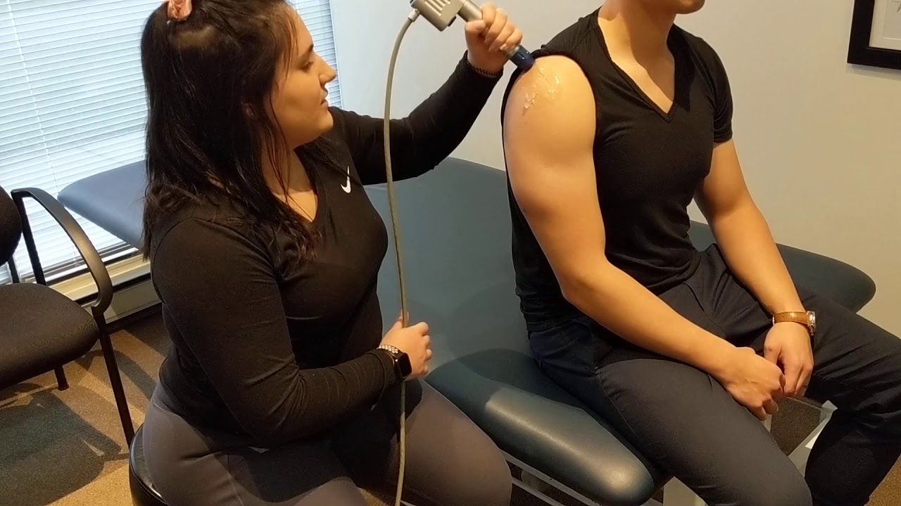 Shockwave Therapy for Shoulder Tendonitis - YouTube