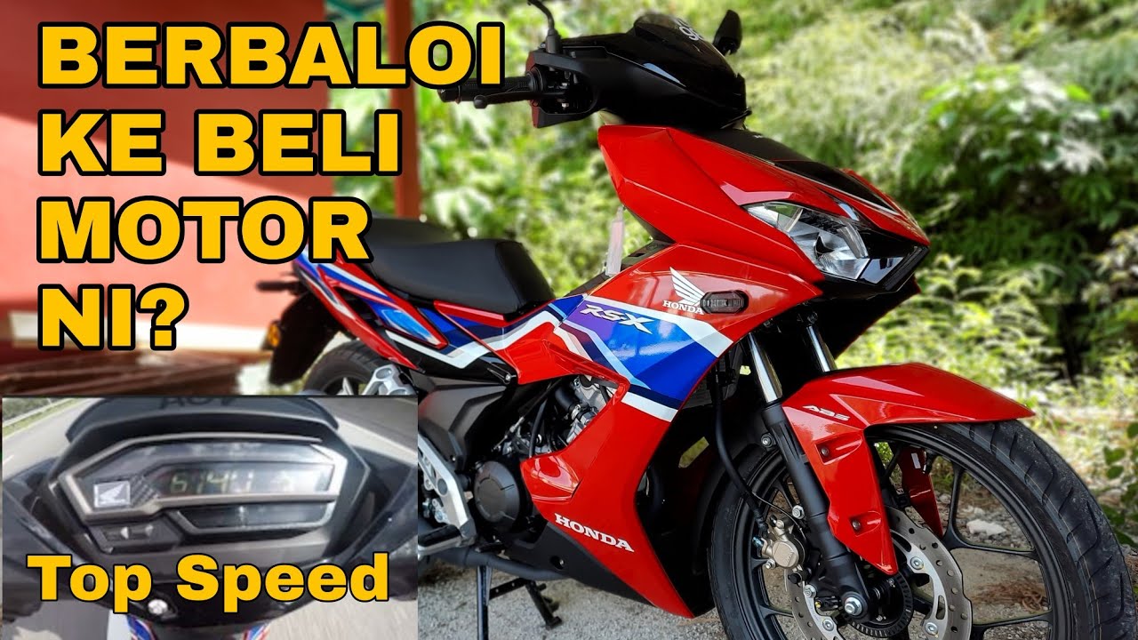 REVIEW HONDA RS-X | BEST SANGAT KE MOTOR NI? - YouTube