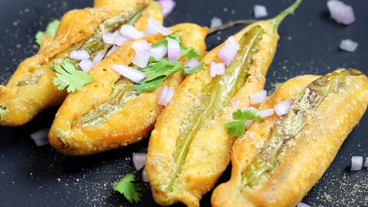 Mirchi Bhajji | Perfect Street Style Mirchi Bajji Secret Recipe |Mirchi ...