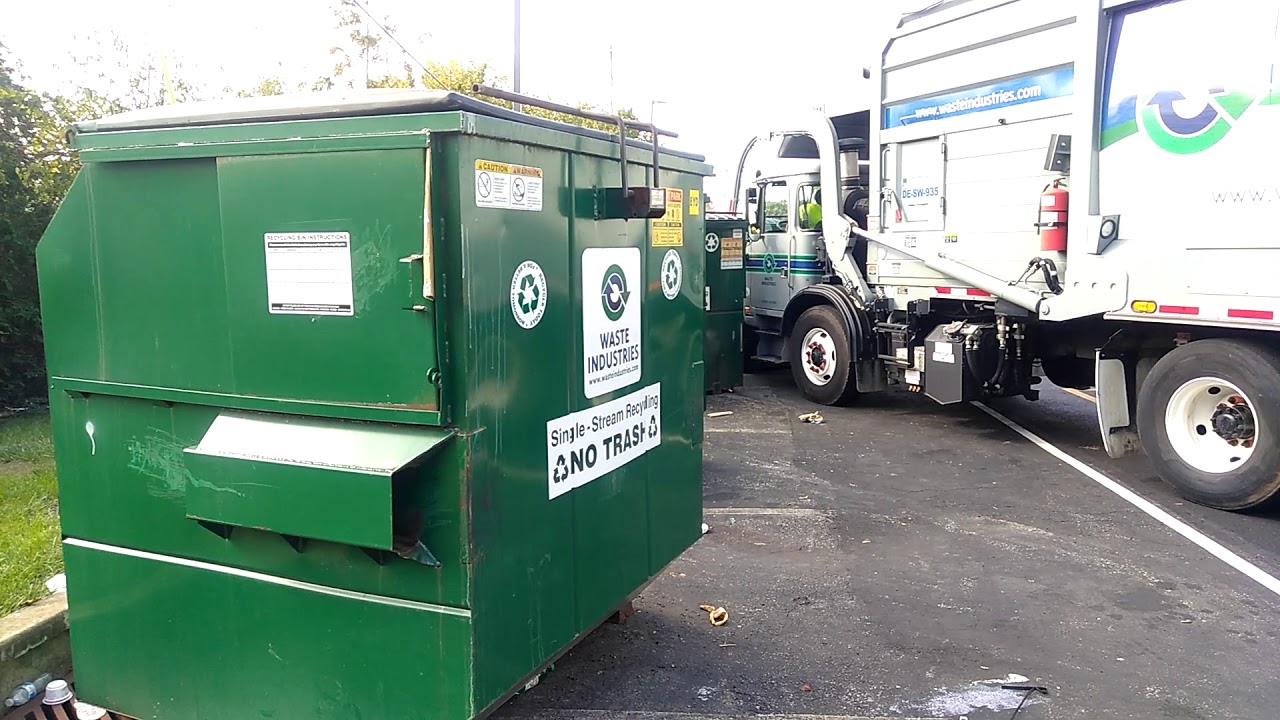 Waste industries. New driver to the route - YouTube