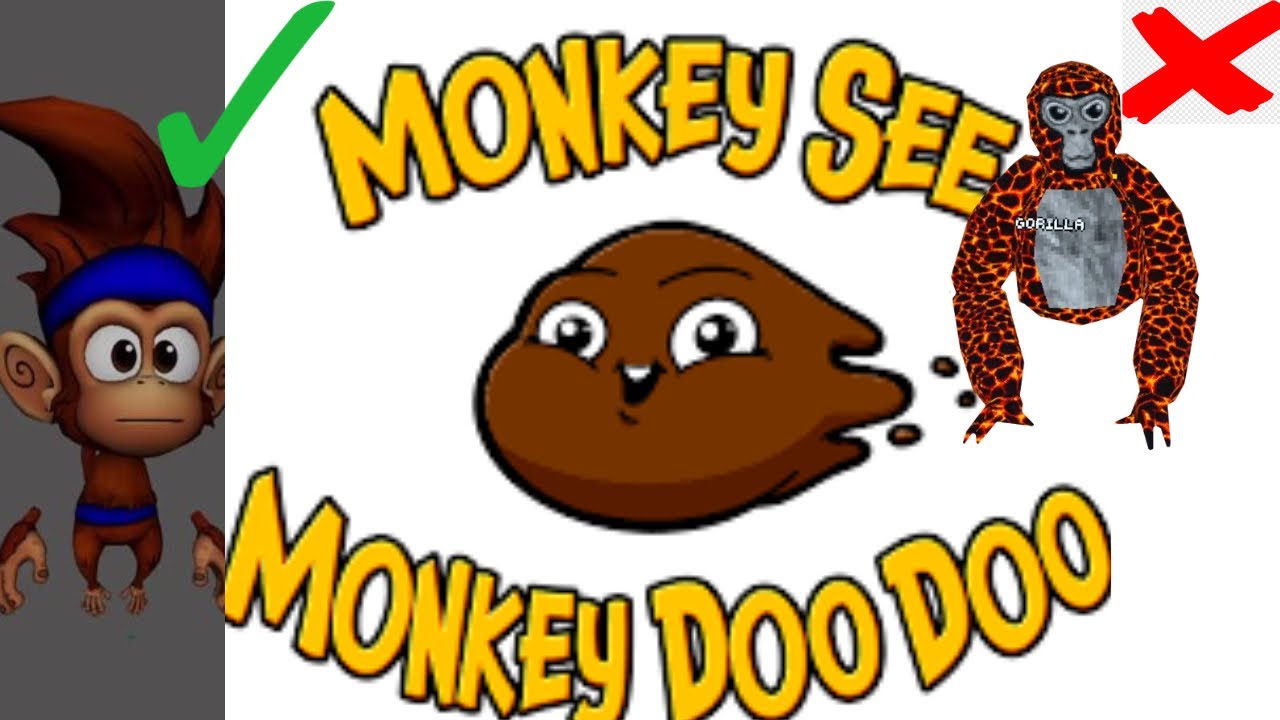 MONEY SEE MONKEY DOOO DOO IS THE BEST GORILLA TAG FAN GAME (monkey see ...