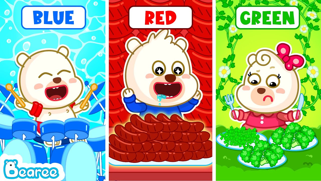 Bearee Tales 🐾 Bearee Playing Colorful Hotel's Room Challenge | Fun ...
