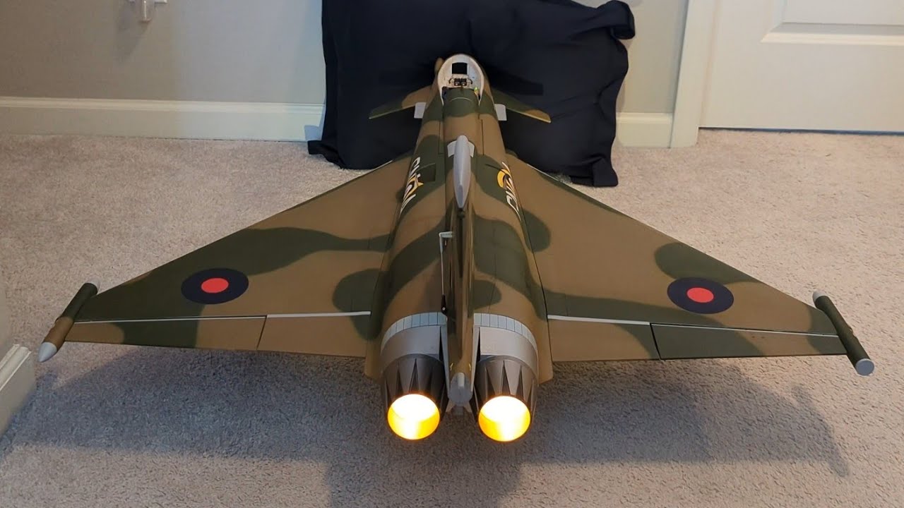 Freewing Eurofighter Typhoon 90mm Arduino Afterburner Controller Test ...