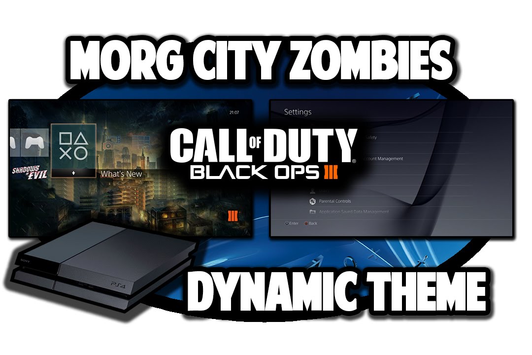 Call of Duty Black Ops 3 Morg City Zombies Dynamic Theme for the PS4 ...