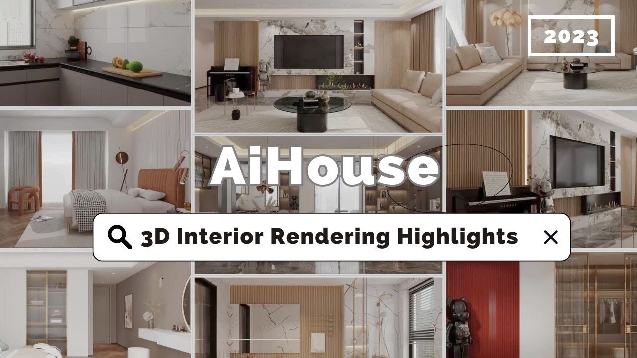 AiHouse 3D Interior Rendering Highlights 2023 - YouTube