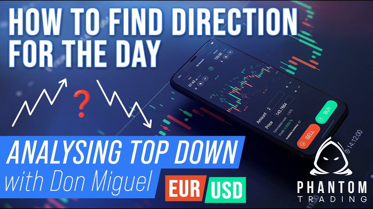 How To Find Direction For The Day | Forex Trading | Analyzing Top Down ...