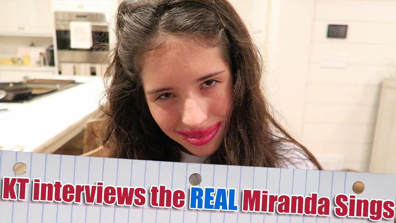 KT Interviews the REAL Miranda Sings! - YouTube