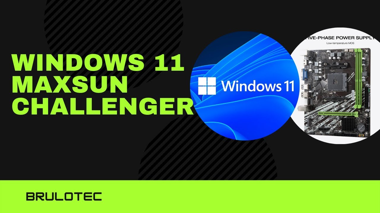 Como configurar BIOS das placas da MAXSUN para o Windows 11/ ativando ...