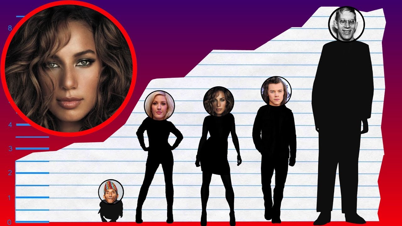 How Tall Is Leona Lewis? - Height Comparison! - YouTube