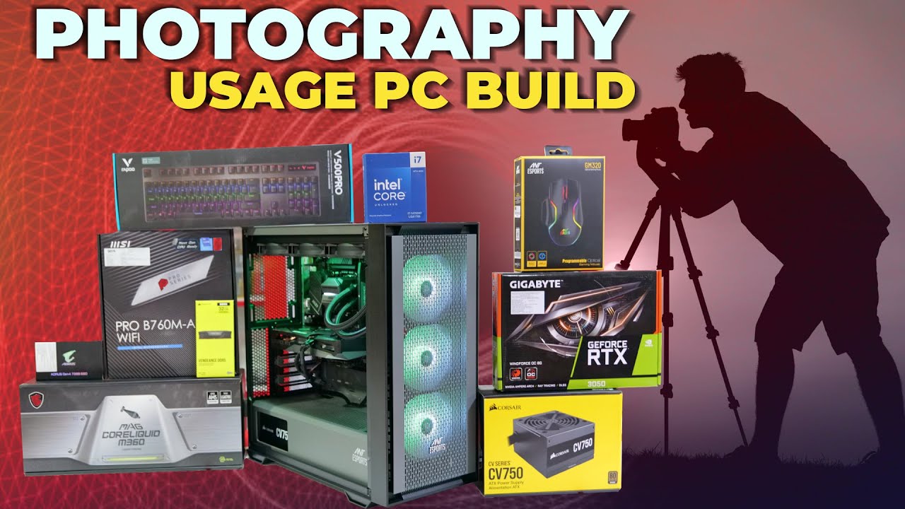 EDITING PC BUILD FOR PHOTOGRAPHY ₹1,22,000 #aftereffects #photoshop # ...