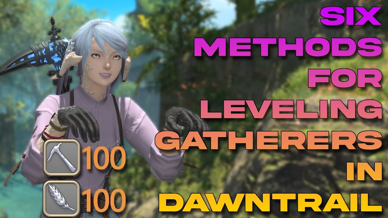 Leveling up your Gathering Jobs to 100 in Dawntrail | FFXIV - YouTube