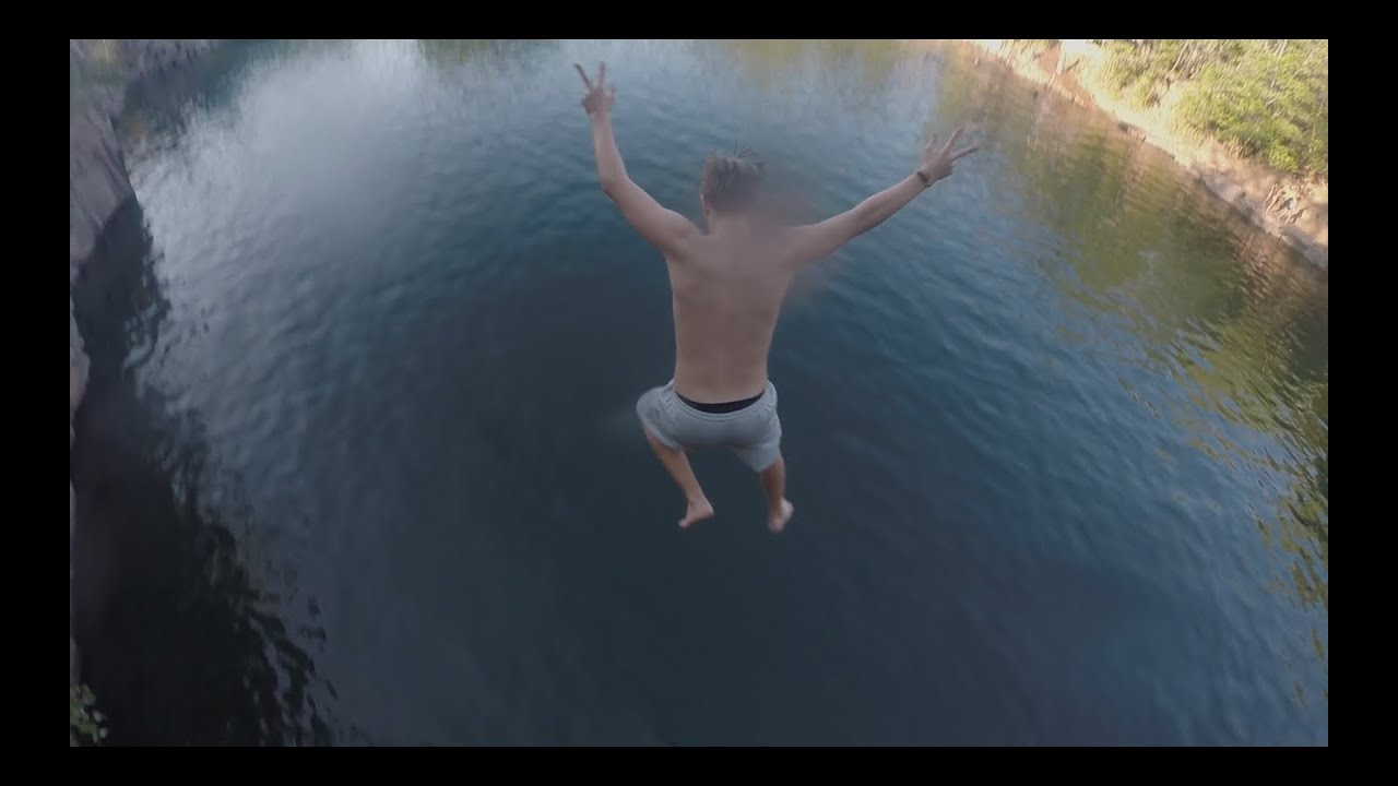 Cliff Jumping at the St.Cloud Quarries - YouTube