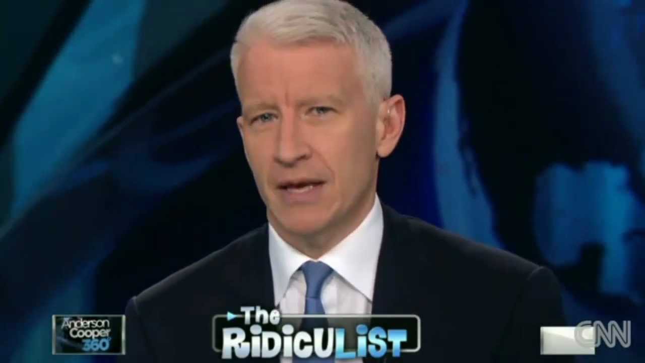 *EXCLUSIVE* Anderson Cooper Gaff Lands Him On The RidicuList (Again ...