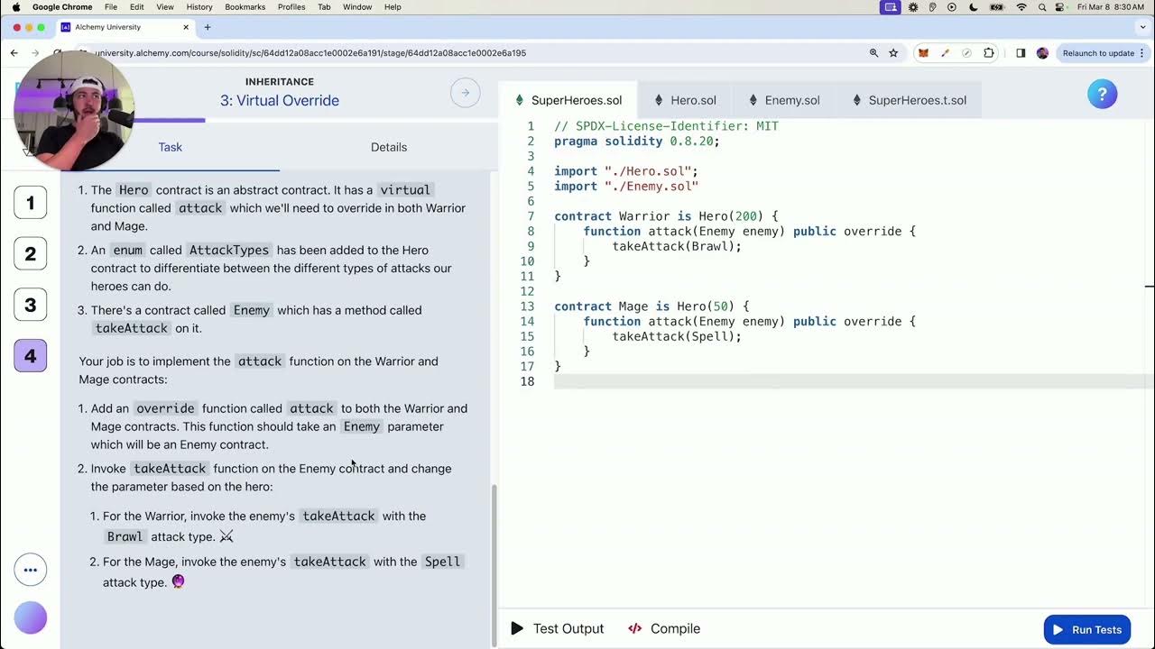 Solidity Series: Inheritance, Pt. 2 - YouTube