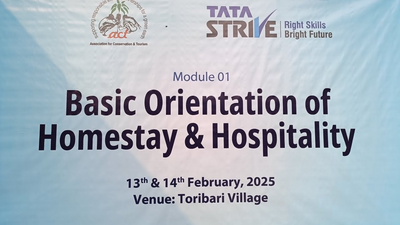 Basic Orientation of Homestay & Hospitality Training. - YouTube