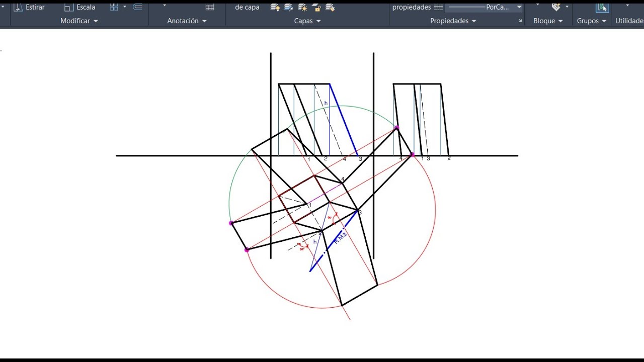 Prisma oblicuo de base rectangular - YouTube