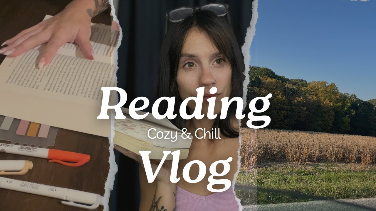 Cozy & Chill Reading Vlog// Let’s Annotate// Reading At The Park - YouTube