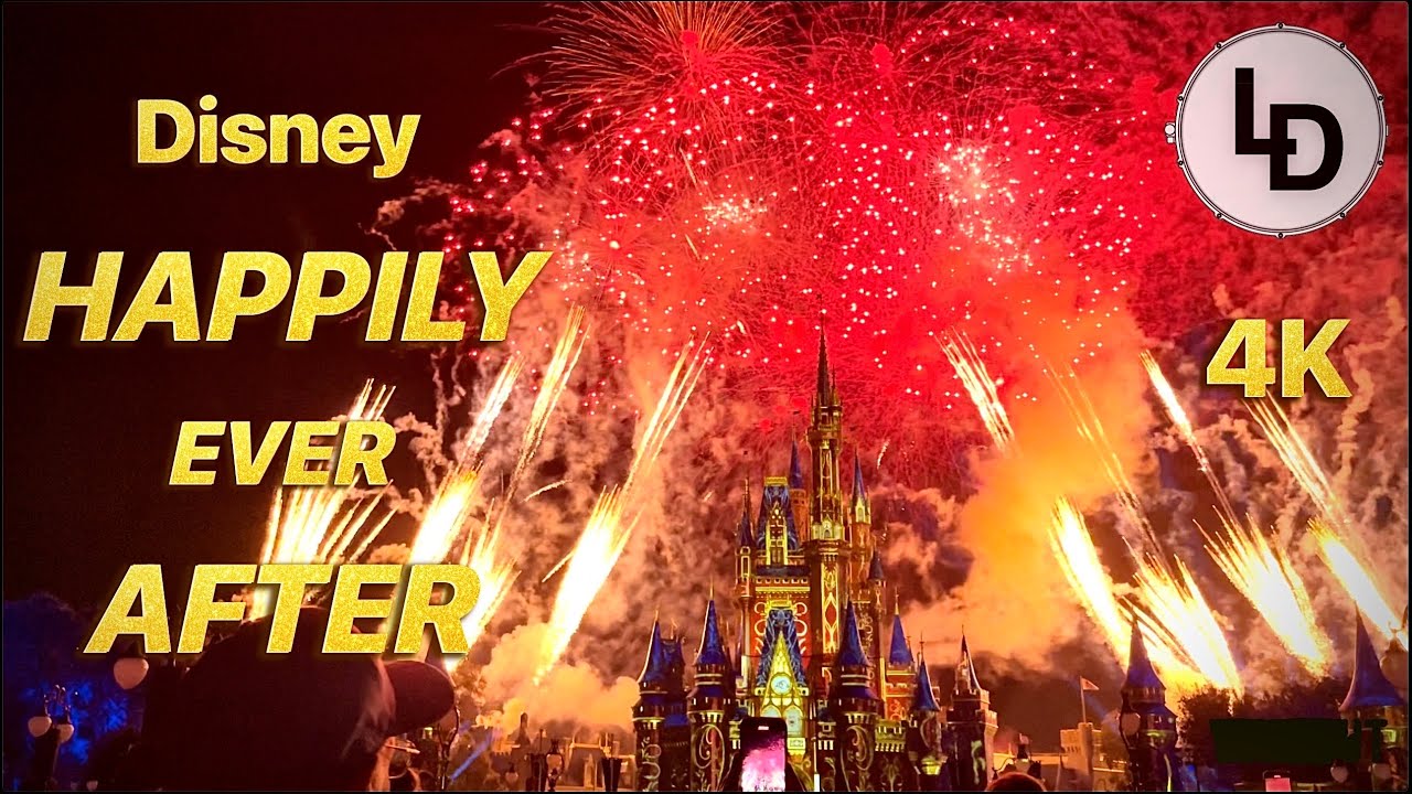 HAPPILY EVER AFTER Fireworks | 4K | - YouTube