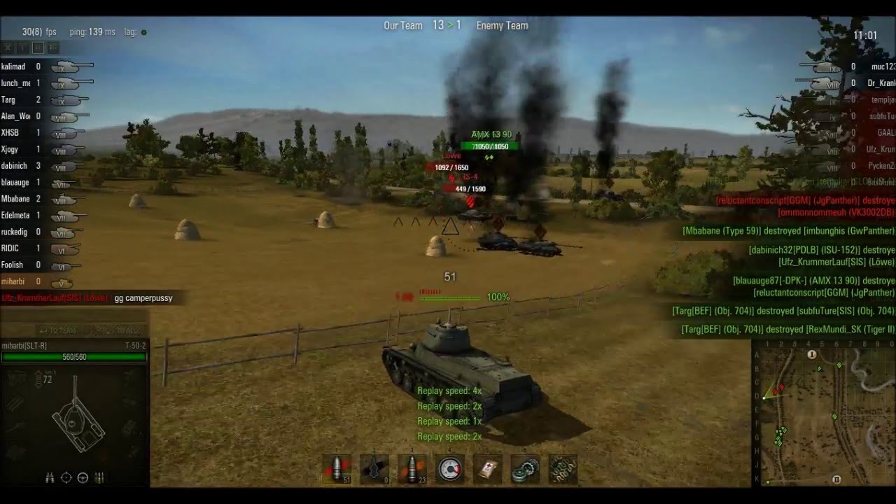 T-50-2 Gameplay 62k Credits 2k exp (World of Tanks) - YouTube