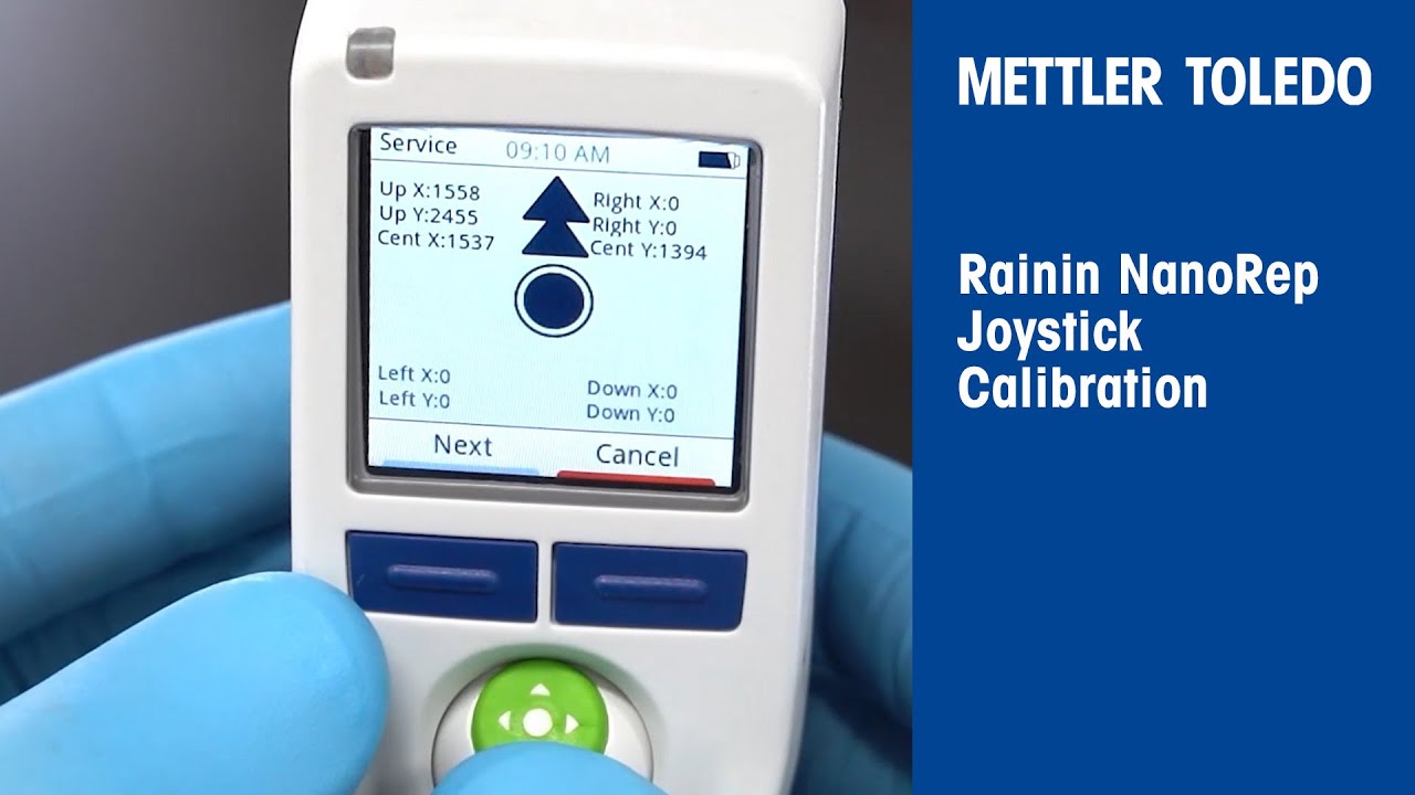 Rainin NanoRep Joystick Calibration - YouTube