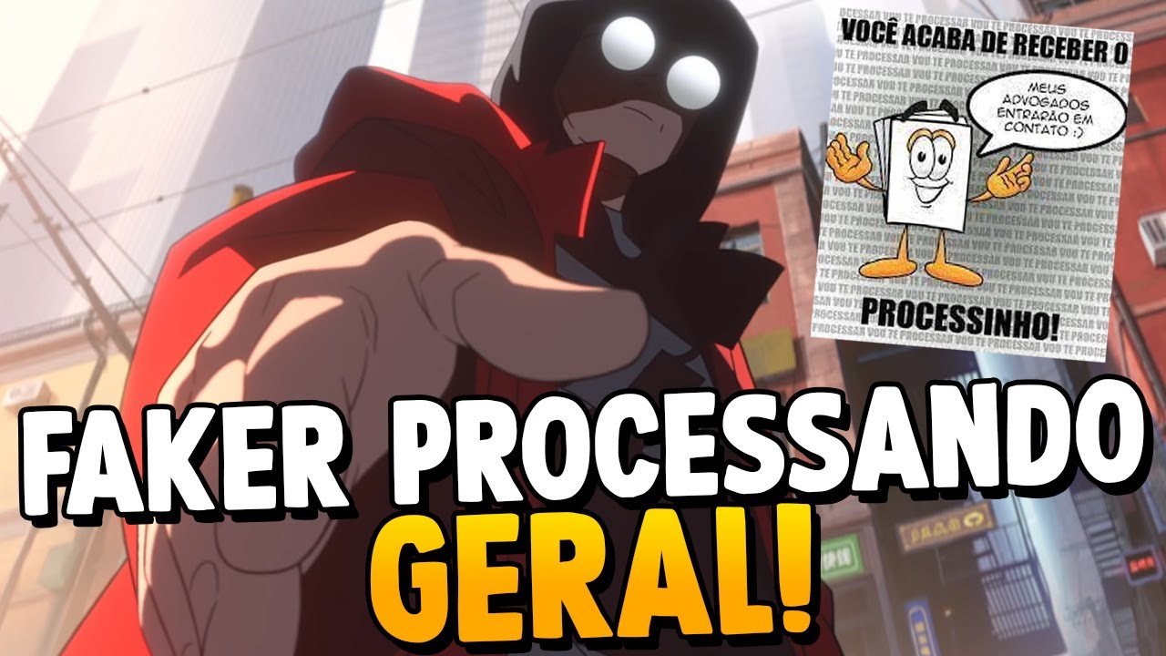 FAKER ESTÁ PROCESSANDO GERAL QUE XINGOU ELE! - YouTube