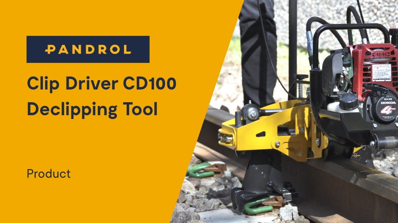 Clip Driver CD100 Declipping Tool | Pandrol Rail Fastening Machine ...