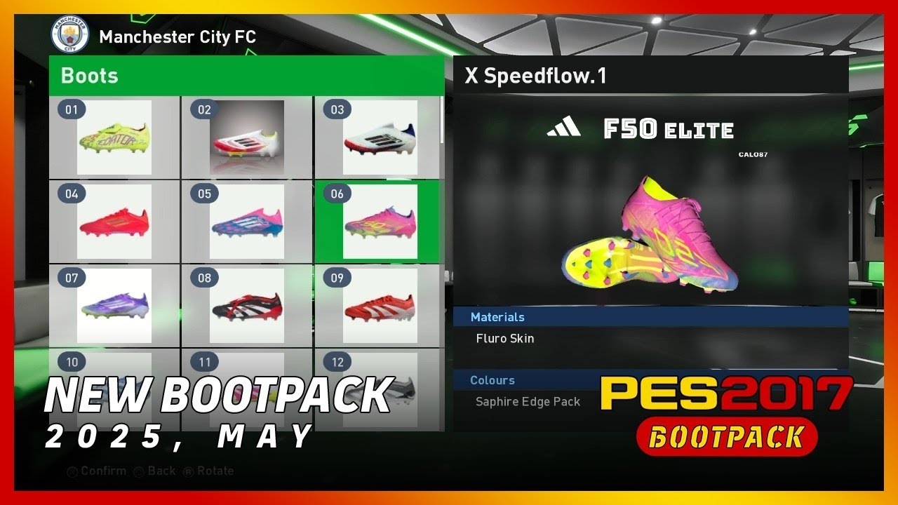 PES 2017 BOOTPACK VOL 1 SEASON 2025 AIO - YouTube