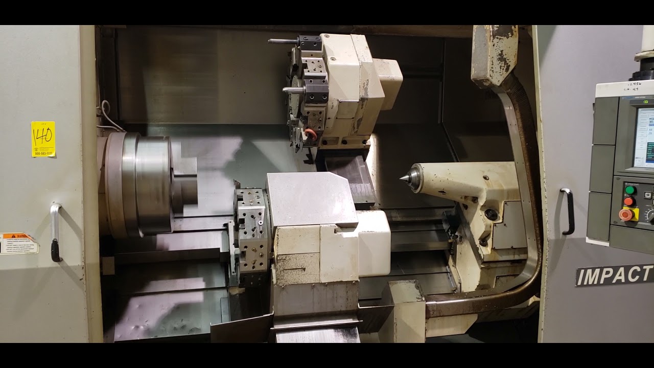 2006 Okuma Impact LU35 CNC Lathe - YouTube