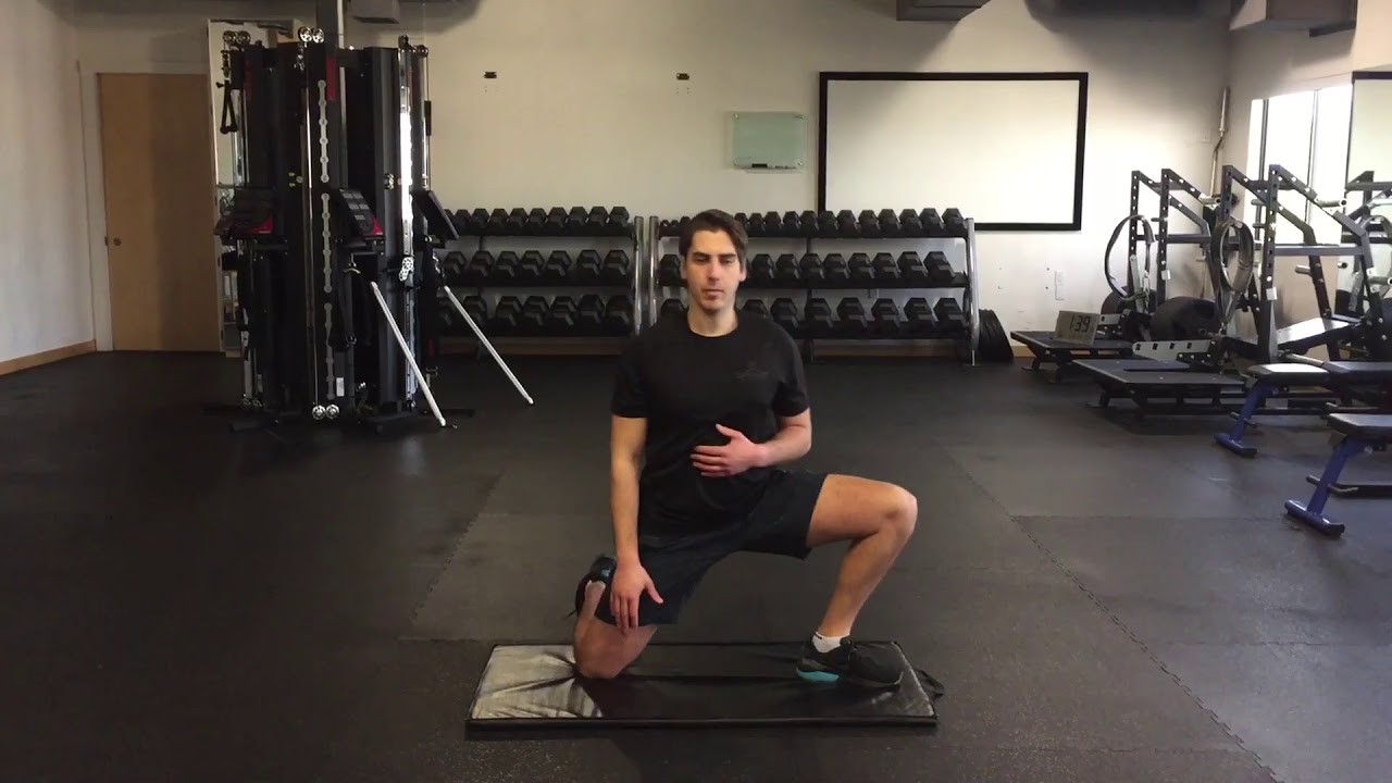 Dynamic 90 Hip Stretch - YouTube
