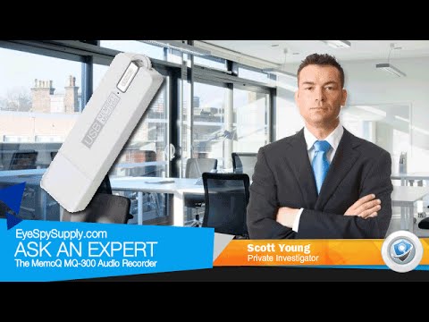 MQ-300 / MQ-U300 Voice Activated Audio Recorder by MemoQ - YouTube