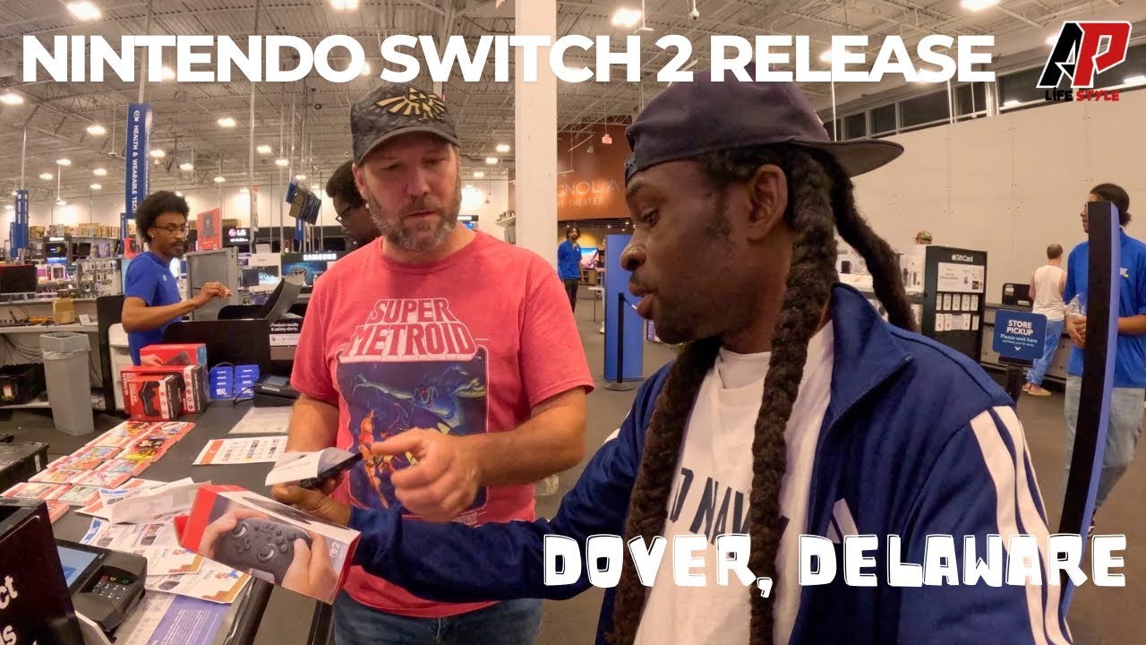 Epic Nintendo switch 2 release party - YouTube
