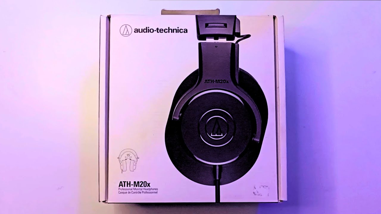Audio Technica ATH-M20X Packaging (What's Inside) - YouTube
