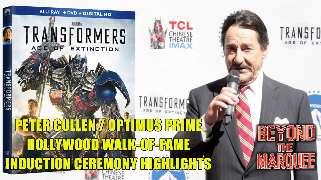 Peter Cullen / Optimus Prime Walk-Of Fame Highlights - YouTube