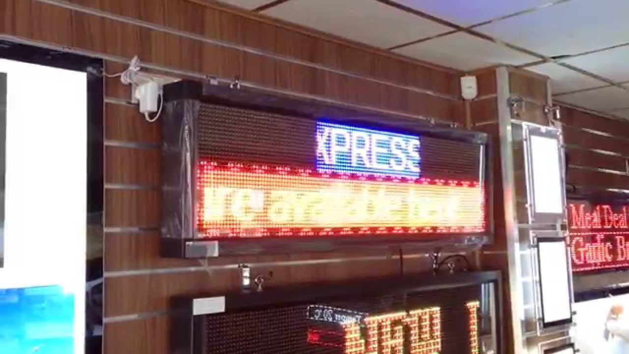Fully Programmable LED Sign Display Full Colour - P10 - LED EXPRESS ...